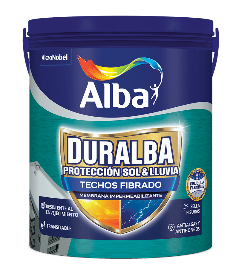 Duralba Techos Fibrado Teja - Pinturerías del Centro